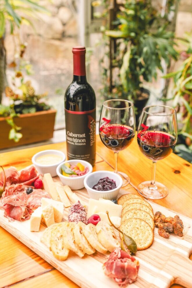 Dining at Zorvino Vineyards, NH Winery